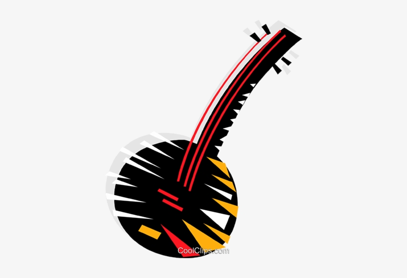 Banjo Royalty Free Vector Clip Art Illustration - Illustration PNG ...