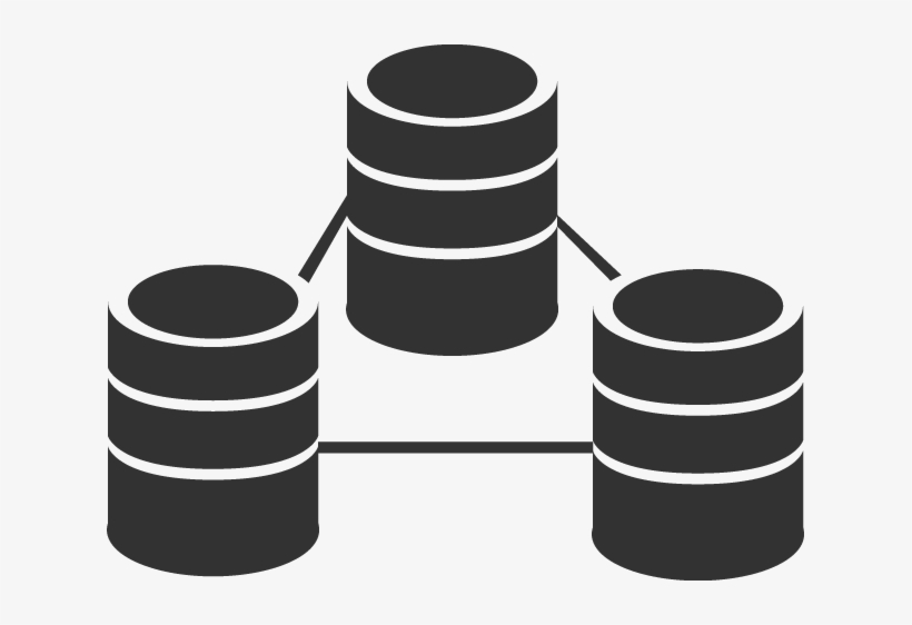 Step- 3 Architecture And Database Design - Database Image Black And ...