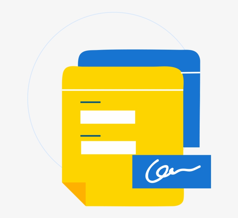 A Big Part Of Hr Is Collecting Documents With Signatures - Diagram PNG ...