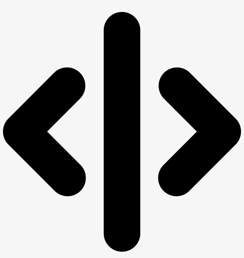 Right And Left Arrows With Vertical Line In The Middle - Separation ...