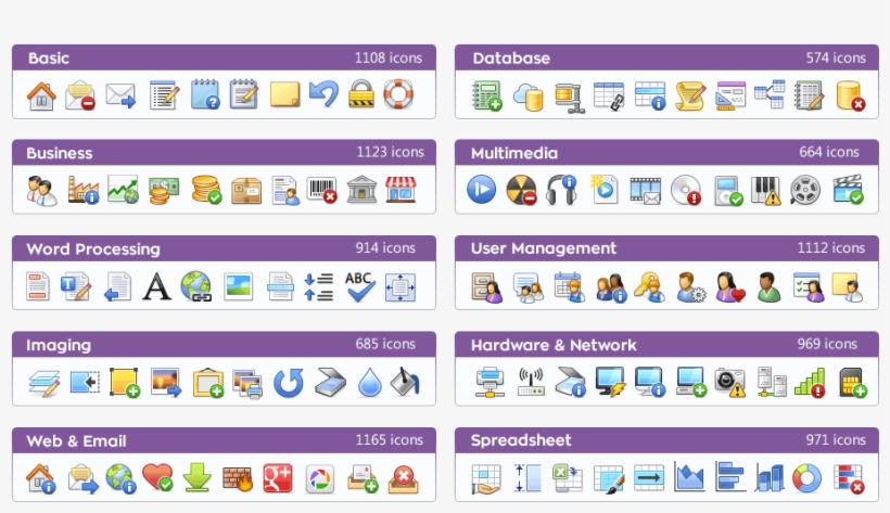 Ready To Use - Icons Of Different Software Found In Windows Computer ...