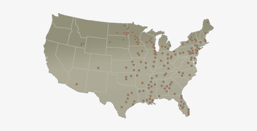 Alabama - State Population Change Map PNG Image | Transparent PNG Free ...