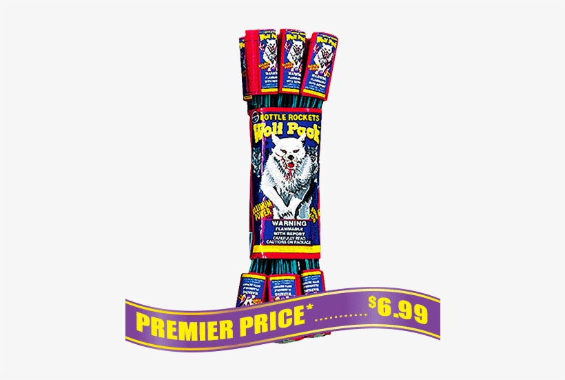 Wolfpack Bottle Rockets - Jumping Jacks Fireworks PNG Image ...