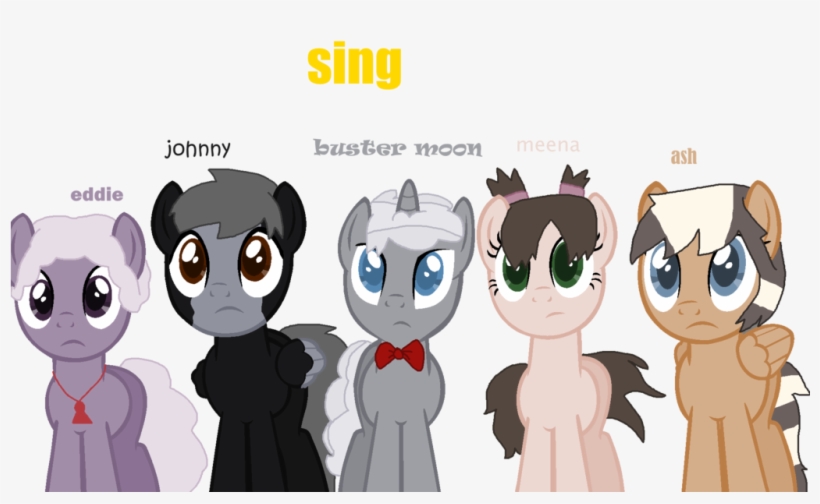 Sing Mlp Characters By Mixelfangirl100 - Sing Characters As Ponies PNG ...