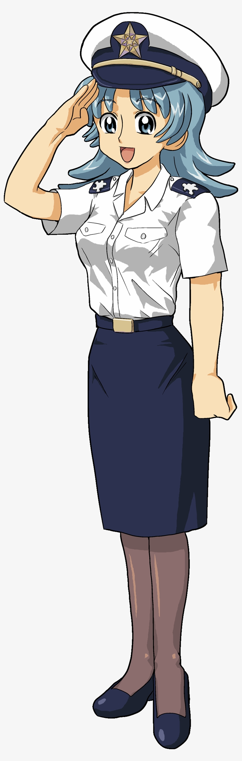 Wikipe-tan In Navy Uniform - Navy Uniform PNG Image | Transparent PNG ...
