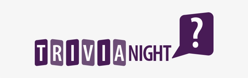 Trivianightlogo Purple Cropped - Trivia Night Png PNG Image ...