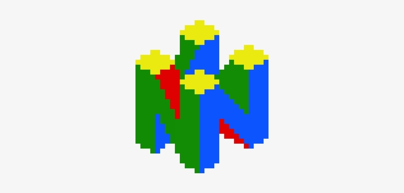 Download Nintendo - Nintendo 64 Pixel Art | Transparent PNG Download ...