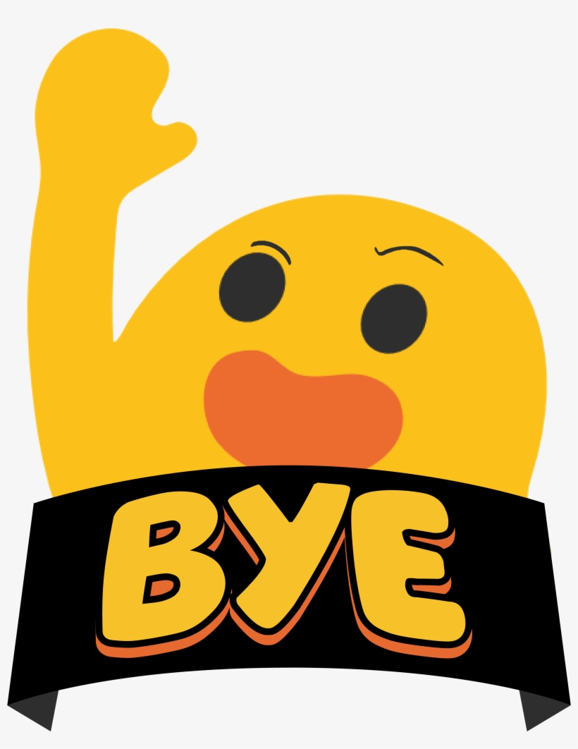 Download Bye - Cartoon | Transparent PNG Download | SeekPNG