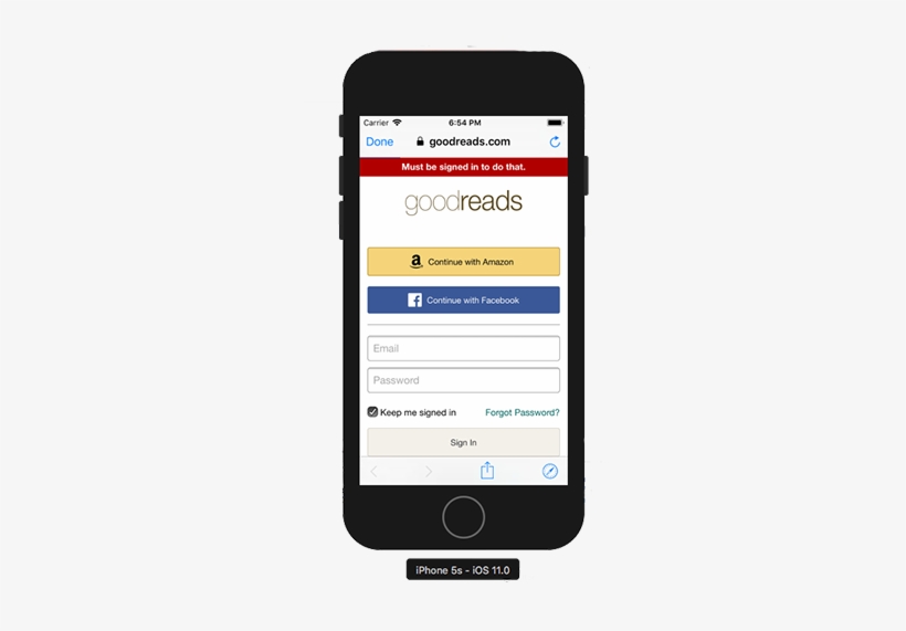 Authorizing A User With Oauthswift Into Your Ios Application - React Native Ios Simulator PNG ...