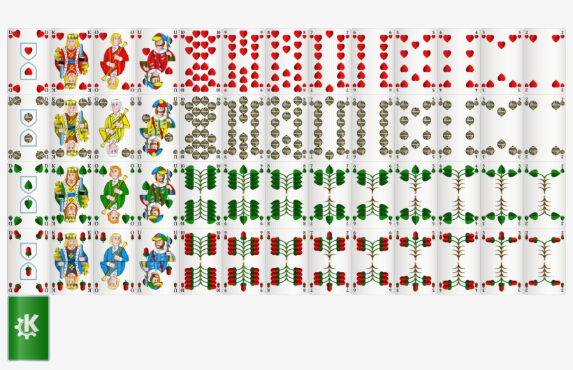 German-deck - German Card Deck PNG Image | Transparent PNG Free ...