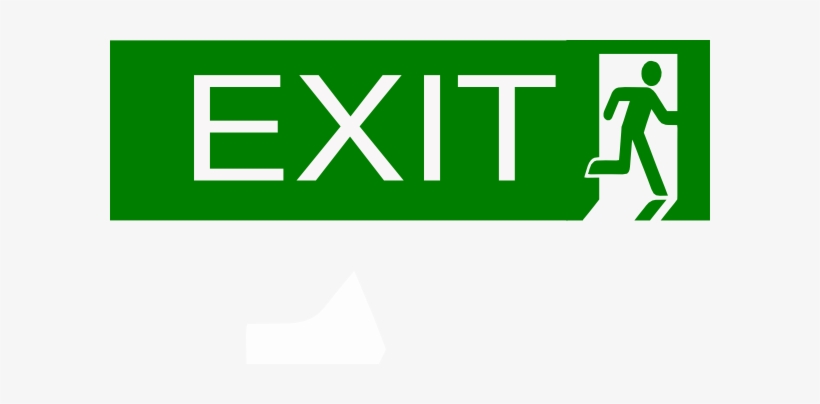 Download Exit Clip Art - Exit Clipart | Transparent PNG Download | SeekPNG