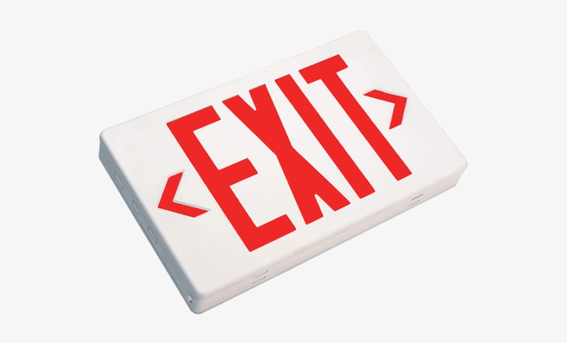 Exl1 Led Emergency Exit Sign - Led Exit Sign PNG Image | Transparent ...