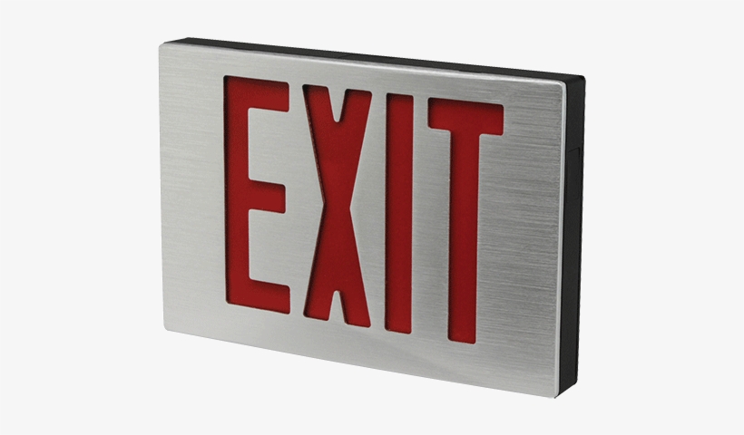 Sdcny Diecast Aluminum Exit Sign Nyc Approved - Lithonia Quantum Exit ...