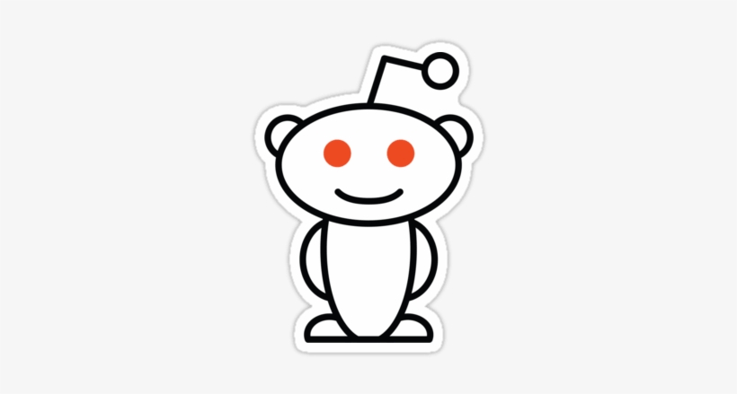 Reddit Alien Sticker - Reddit Alien PNG Image | Transparent PNG Free ...