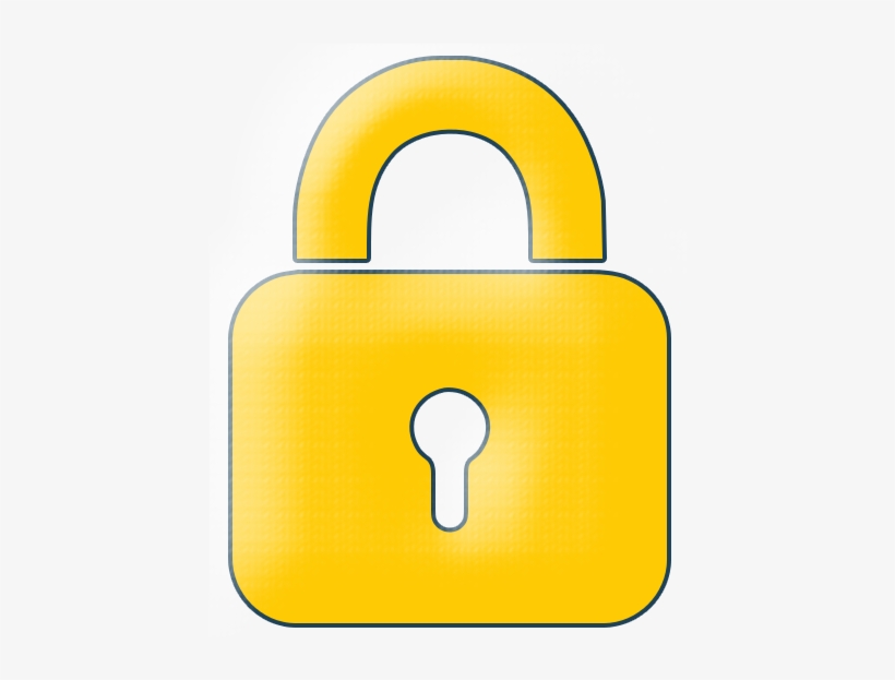 Download Yellow Lock Icon - Yellow Lock Transparent Icon | Transparent ...
