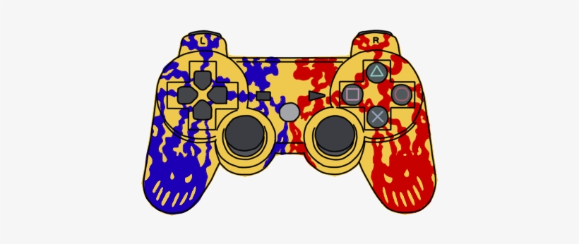 Ps Controller Design By E Y On - Game Controller PNG Image ...