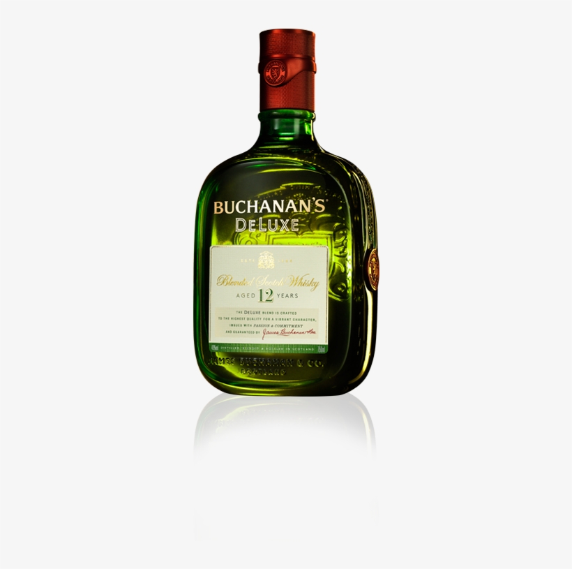 Buchanan's® 12 Deluxe - Buchanans Scotch 12 Year 750ml PNG Image ...