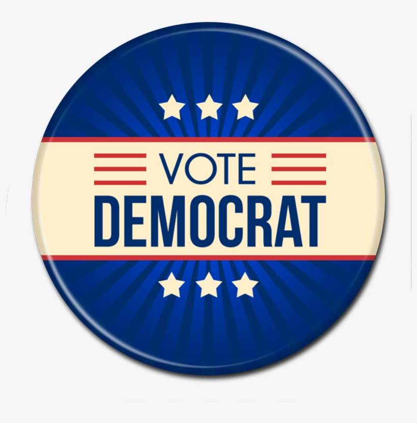 Democrat Button - Republican Button Transparent PNG Image | Transparent ...