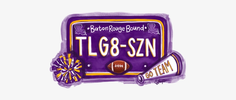 Tailgate Tag - Baton Rouge - Baton Rouge PNG Image | Transparent PNG ...
