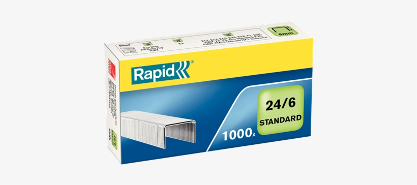 Rapid Standard Staples 24/6 - Rapid Fine Wire Staples 8mm (5000 Pack ...