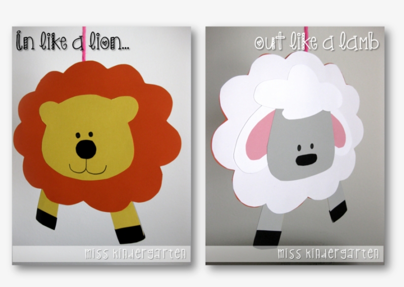 March Lion Lamb Clip Art