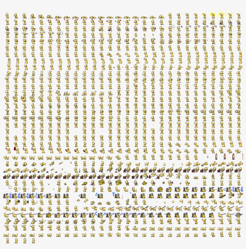 Map - Stickman Sprite Sheet Free PNG Image | Transparent PNG Free ...