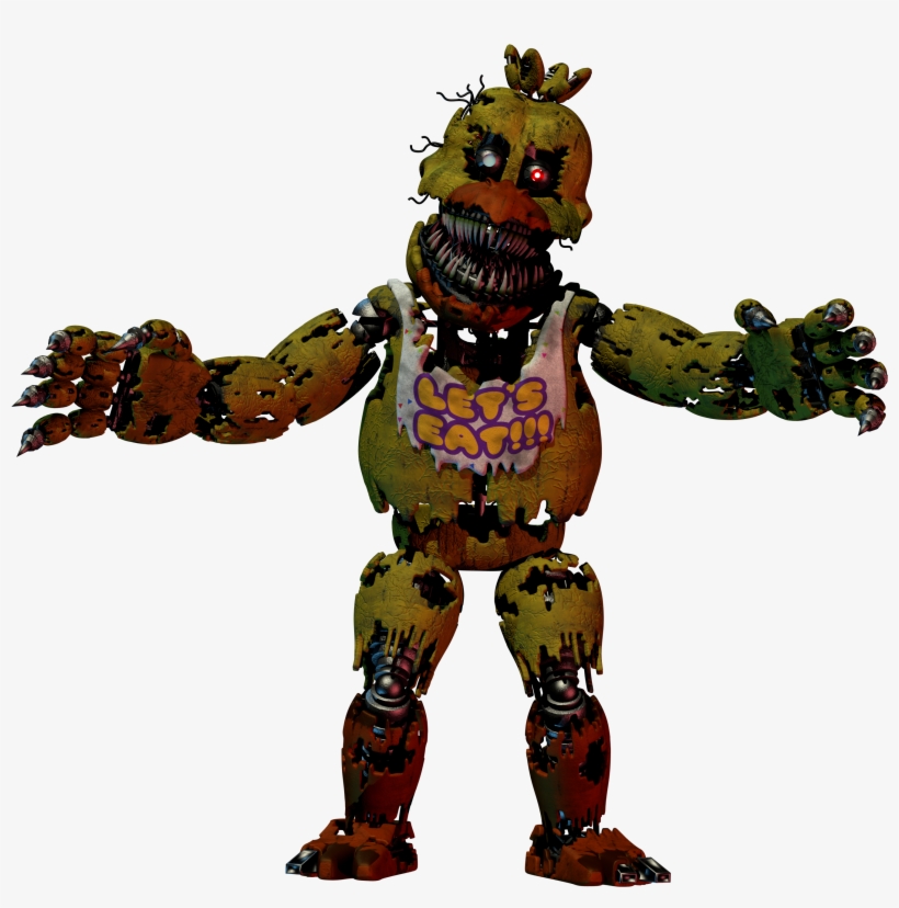 Download Modelnightmare Chica - Nightmare Chica | Transparent PNG ...