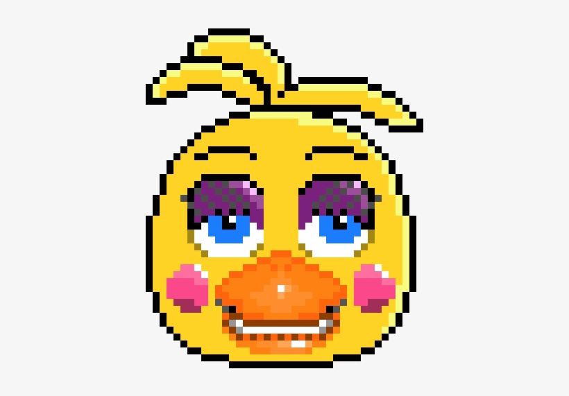 Download Toy Chica - Pixel Art Toy Chica | Transparent PNG Download ...