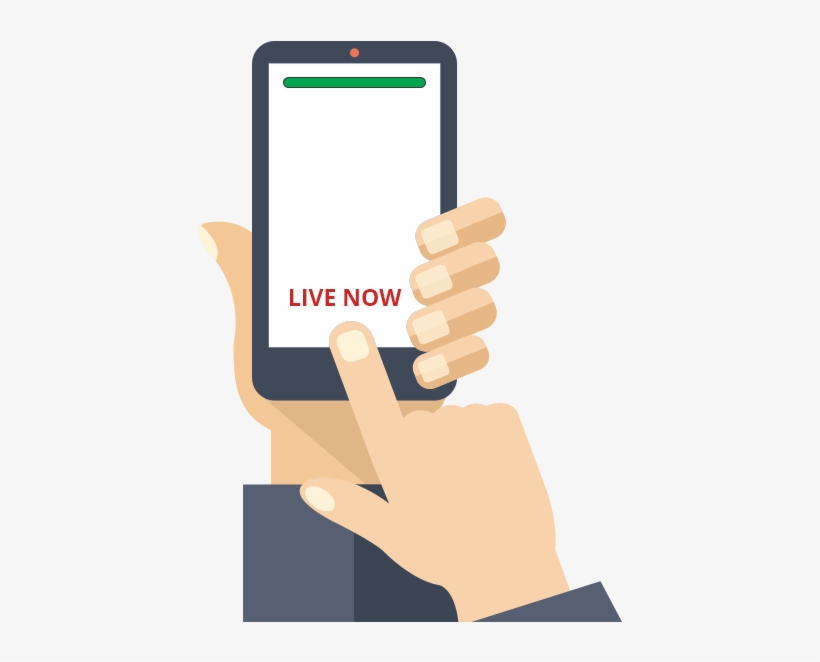 Go Live - Livestream Phone PNG Image | Transparent PNG Free Download on ...