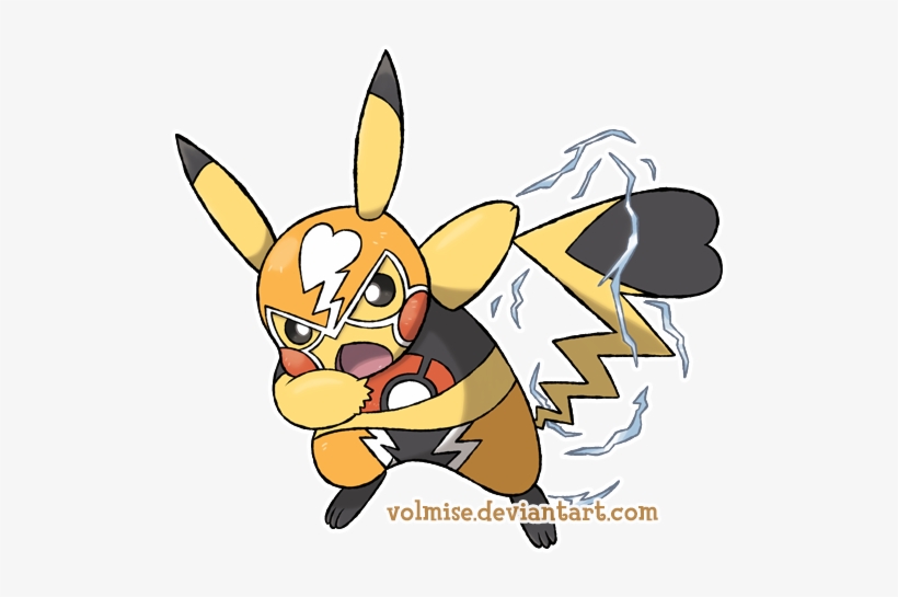 Download Pikachu Libre By Volmise On Deviantart - Pikachu Libre ...