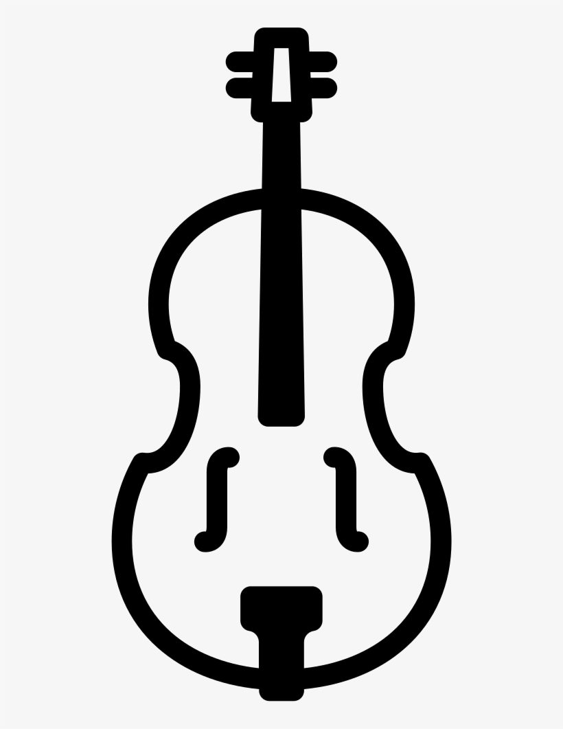 Download Png File Svg - Stand Up Bass Outline | Transparent PNG ...