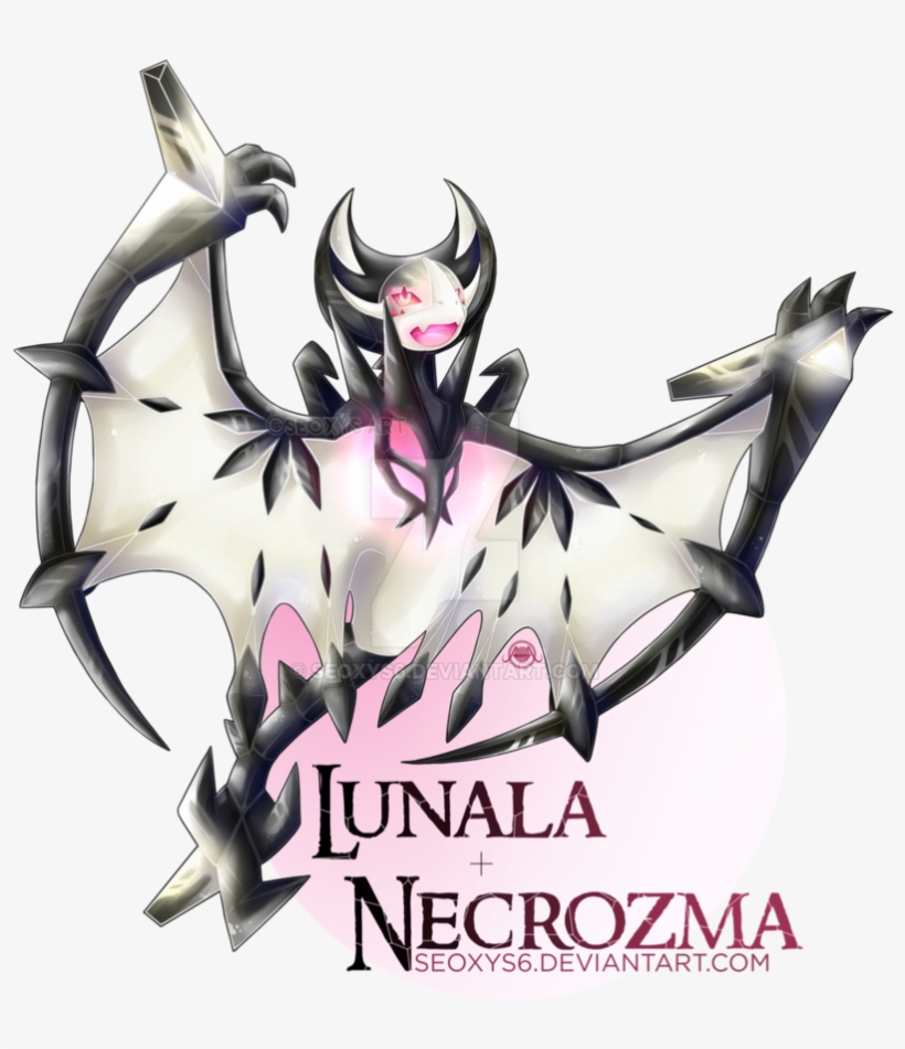 Lunala X Necrozma By Seoxys6 - Necrozma Fusion Fan Art PNG Image ...