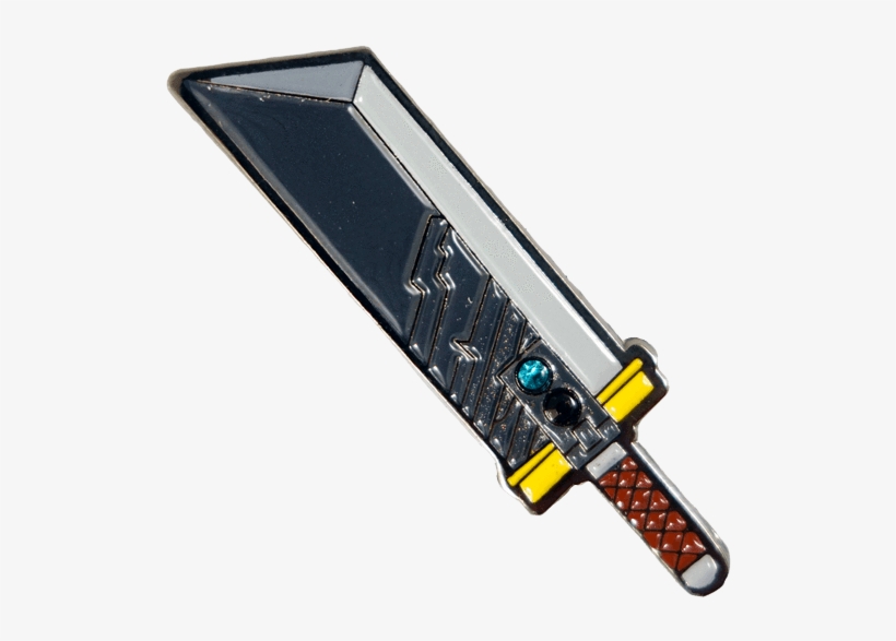 Buster Sword Pin, Pin, Peabe, Peabe - Buster Sword Png PNG Image ...