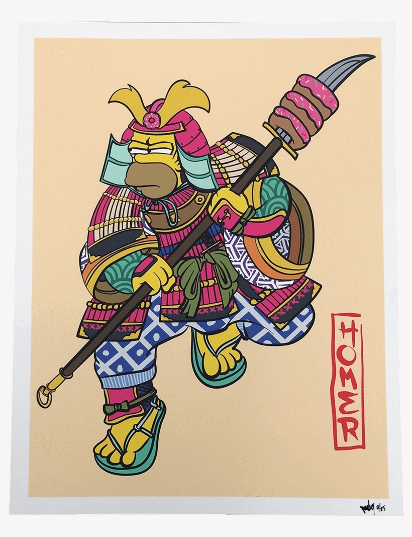 Download Samurai-print V=1527238449 - Simpsons Samurai | Transparent ...