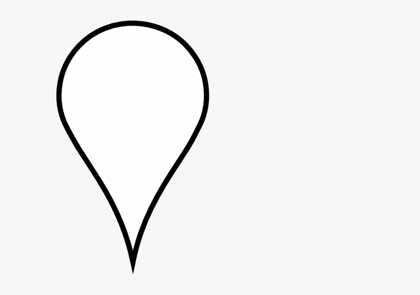 Download White Google Map Marker | Transparent PNG Download | SeekPNG