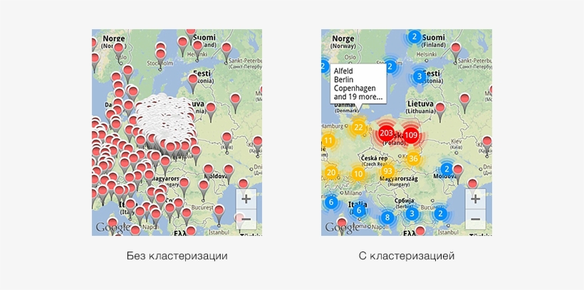 Working With Google Maps In Android - Cluster Marker Android PNG Image ...
