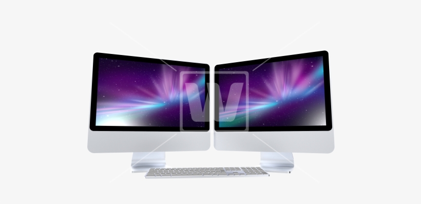 Download Two Computers - Display Devices In Computer | Transparent PNG ...