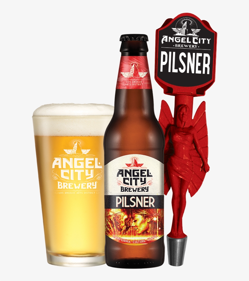 Angel City Pilsner - California Pilsner Beers PNG Image | Transparent ...