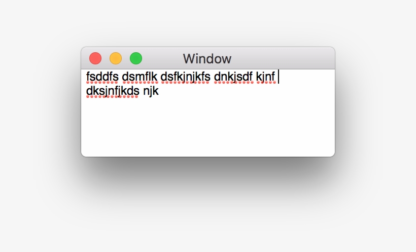 The Cursor Has Jumped Onto The End Of The Previous - Macos Sierra PNG ...