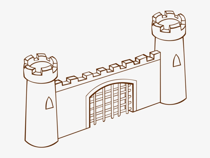 Fortified Gateway Fortification Computer Icons Drawing PNG Image ...