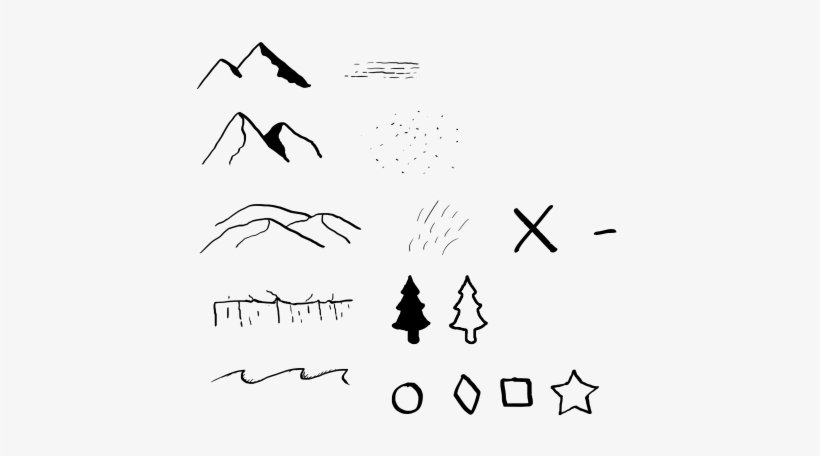 Map-making Brushes/icons - Illustration PNG Image | Transparent PNG ...