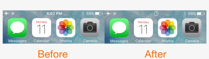 Analogstatus Analog Clock In Ios Status Bar - Analogstatus PNG Image ...