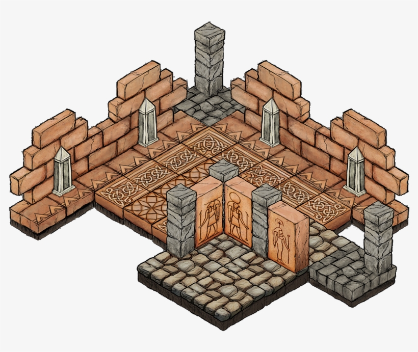 Isometric Player Handouts Griffingrove - Brickwork PNG Image ...