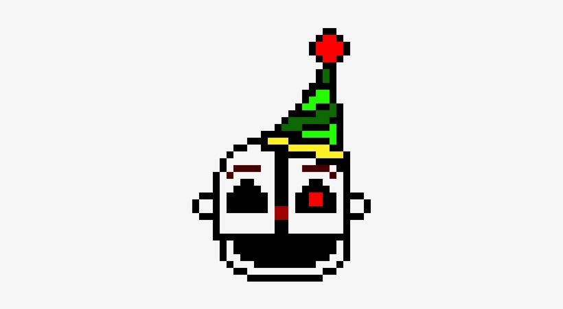 Download Ennard Mask - Pixel Art | Transparent PNG Download | SeekPNG