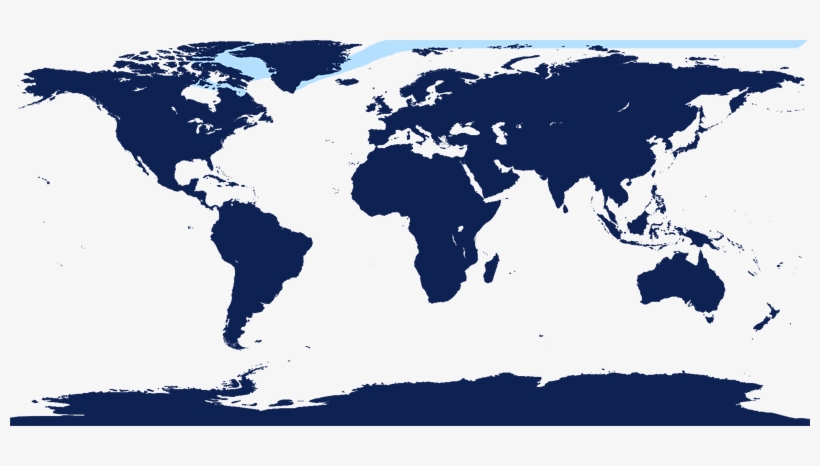 Narwhal Range - World Map Black White PNG Image | Transparent PNG Free ...