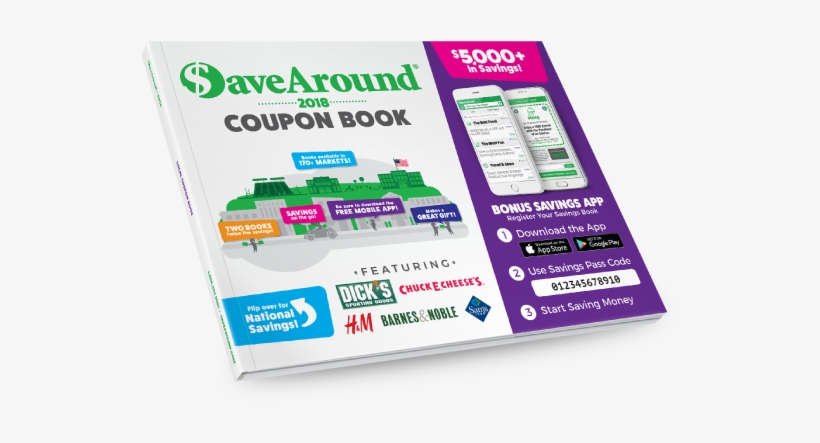 Coupon Book Fundraising - Savearound, Inc. PNG Image | Transparent PNG ...