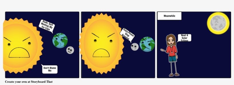 Download Solar Eclipse Comic - Comics | Transparent PNG Download | SeekPNG