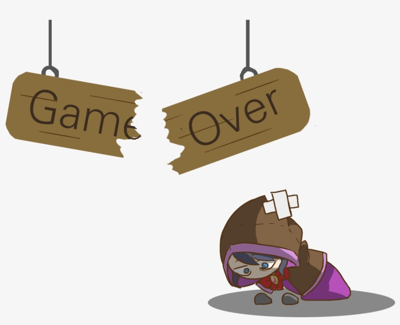 Game Over - Illustration PNG Image | Transparent PNG Free Download on ...