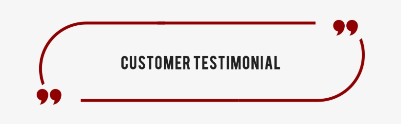 Download Testimonials - " - Customer Testimonial Png | Transparent PNG ...