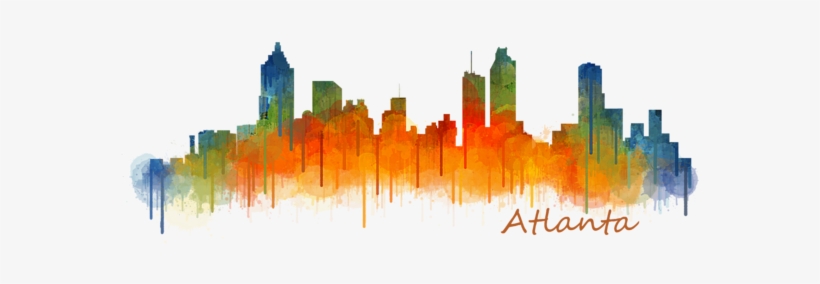 Download Atlanta Skyline Png - Atlanta City Skyline Png | Transparent ...